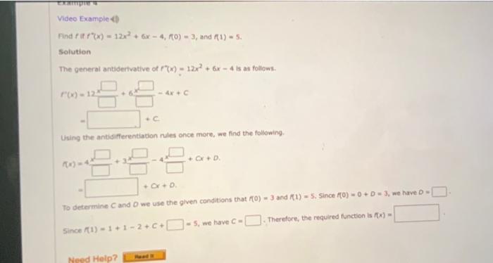Solved Find f if f∗(x)=12x2+6x−4,f(0)=3, and f(1)=5. | Chegg.com