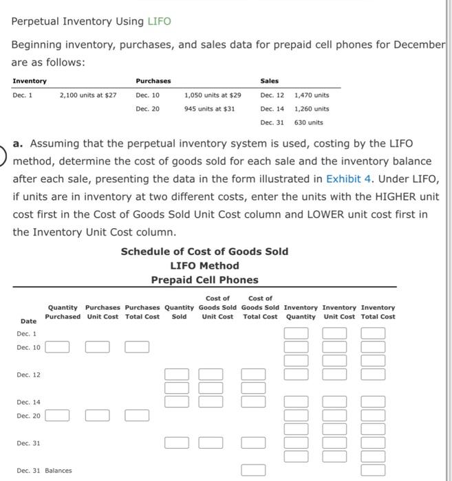 Solved Perpetual Inventory Using FIFO Beginning inventory, | Chegg.com