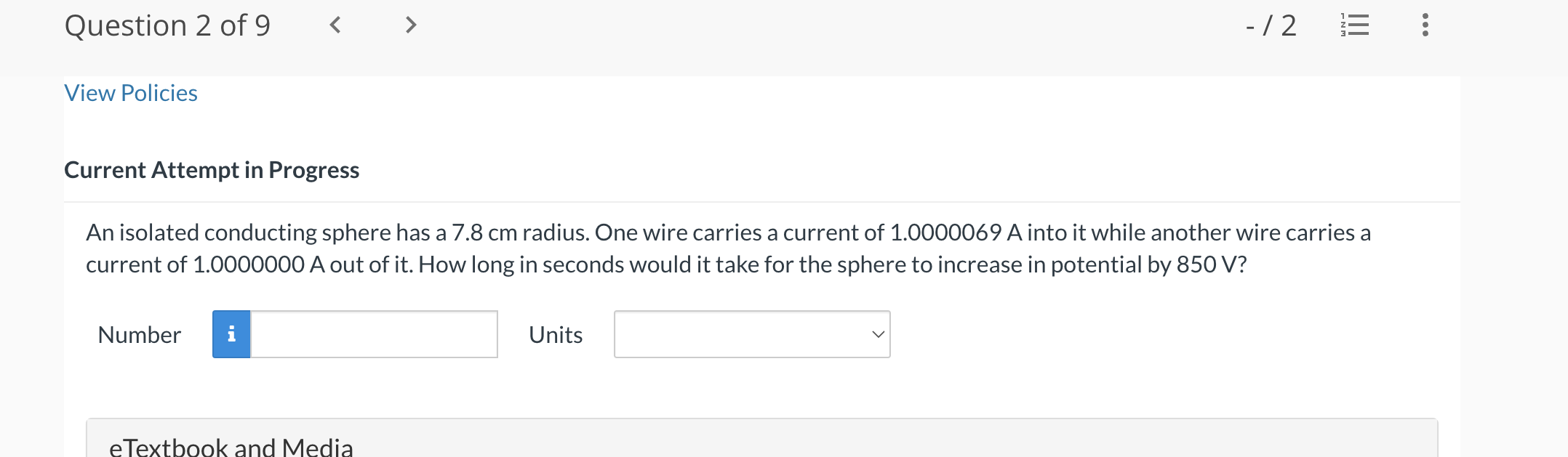 Solved View PoliciesCurrent Attempt in ProgressAn isolated | Chegg.com