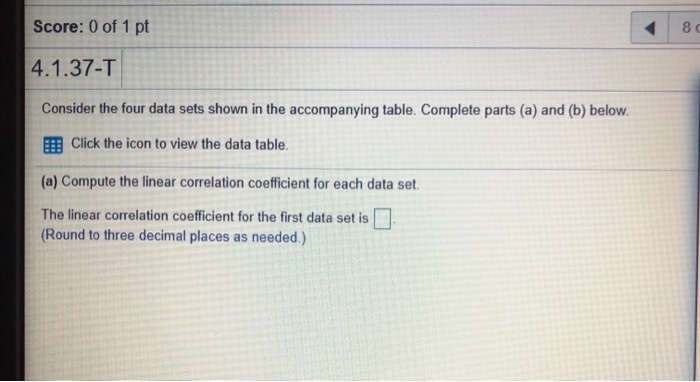 Solved - X Data Table Full data set Data Set 1 Data Set 3 х | Chegg.com