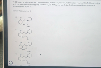 TMSCI is used to selectherly probect the leis | Chegg.com