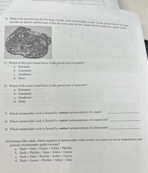 Solved Homework Assignment #6-GEOS 1134: Physical Geology | Chegg.com