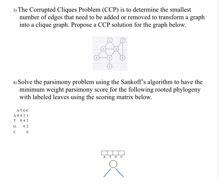 (Solved) : 3 Corrupted Cliques Problem Ccp Determine Smallest Number ... (Solved) : 3 Corrupted Cliques Problem Ccp Determine Smallest Number ...