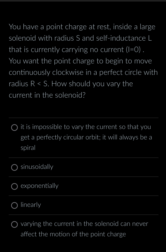 Solved You have a point charge at rest, inside a large | Chegg.com