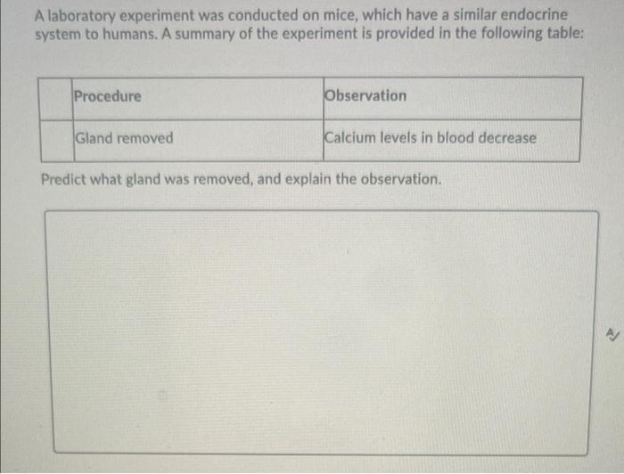 Solved A laboratory experiment was conducted on mice, which | Chegg.com