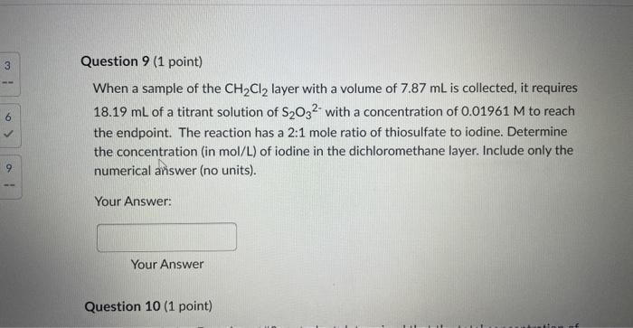 Solved After completing Experiment\#2, a student determined | Chegg.com