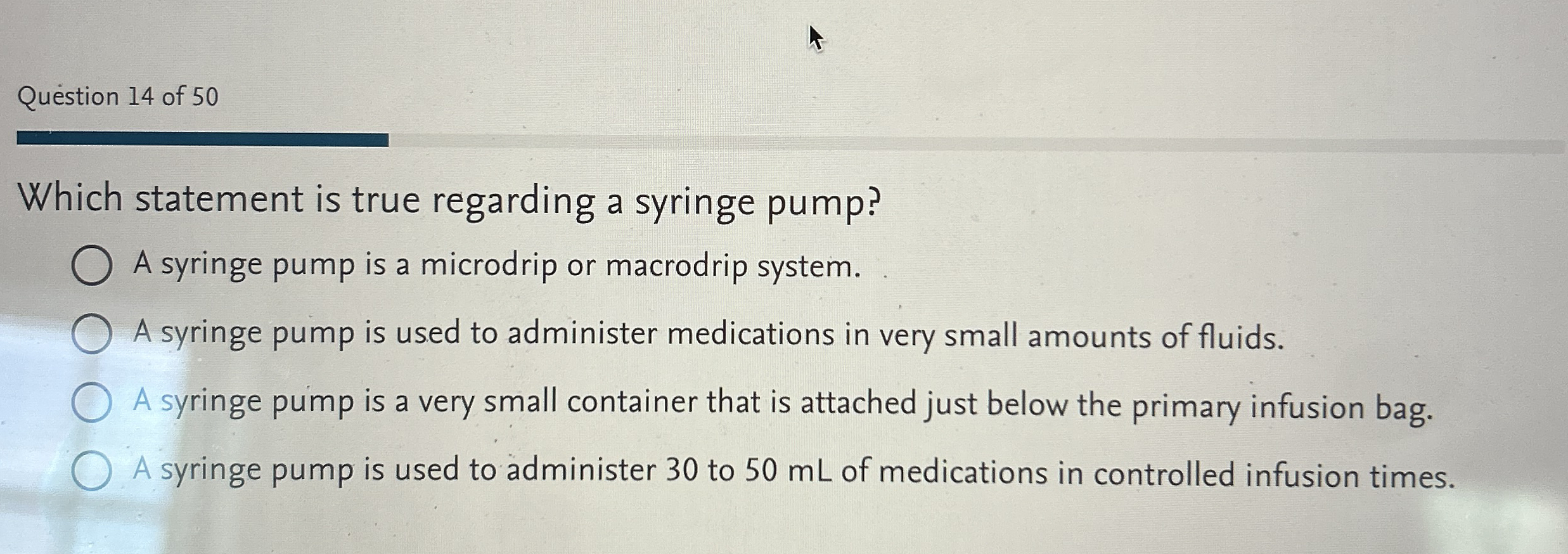 Question 14 of 50Which statement is true regarding a | Chegg.com Question 14 of 50Which statement is true regarding a | Chegg.com