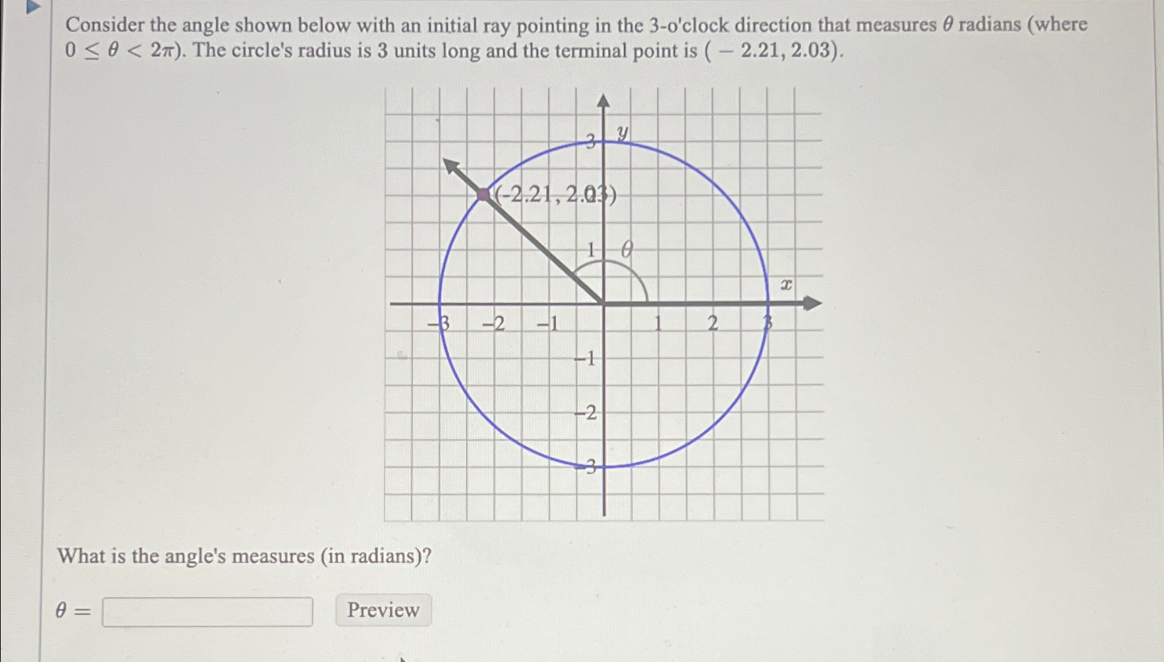 Solved Consider the angle shown below with an initial ray | Chegg.com