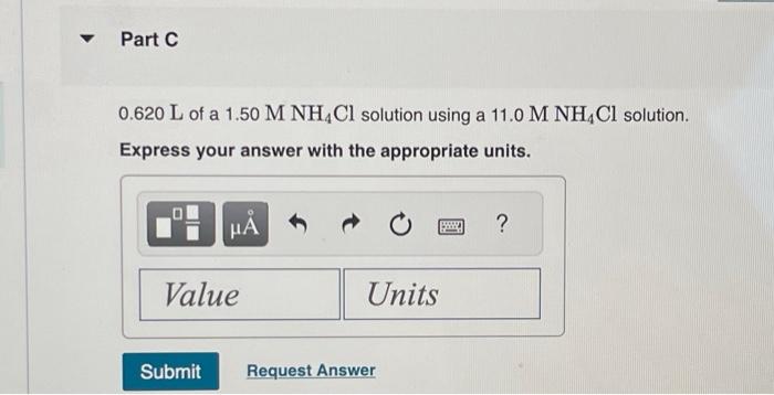 Solved Determine the volume (mL) required to prepare each of | Chegg.com