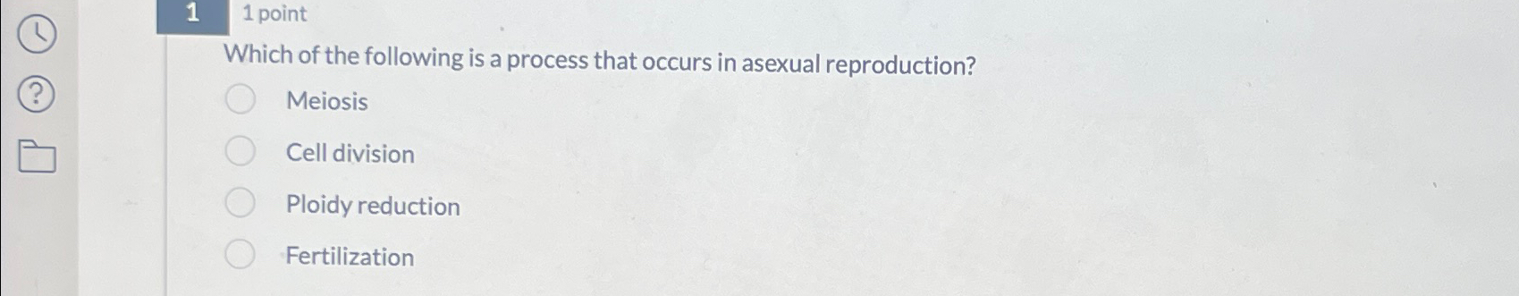 Solved 11 ﻿pointWhich of the following is a process that | Chegg.com