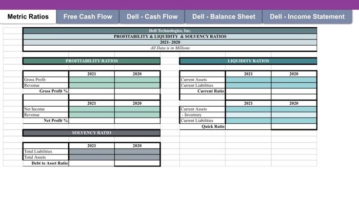 working with the income statement, Balance sheet and | Chegg.com