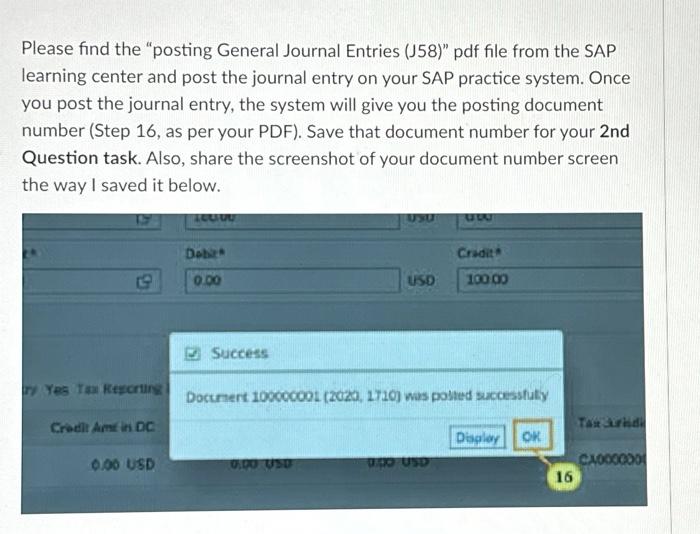 Please find the "posting General Journal Entries | Chegg.com