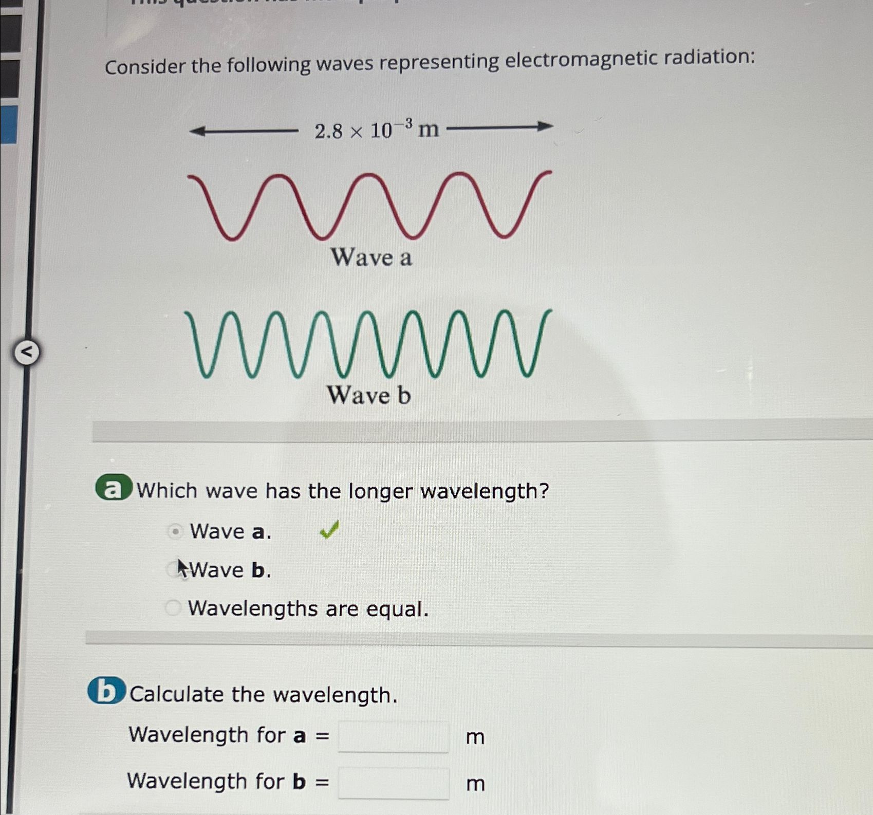 Solved Consider the following waves representing | Chegg.com