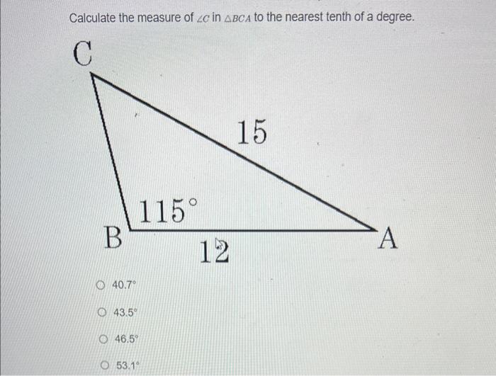 Solved Use the Pythagorean Theorem to calculate the value of | Chegg.com