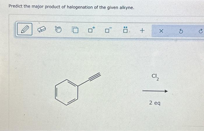 Solved Predict the major product of halogenation of the | Chegg.com