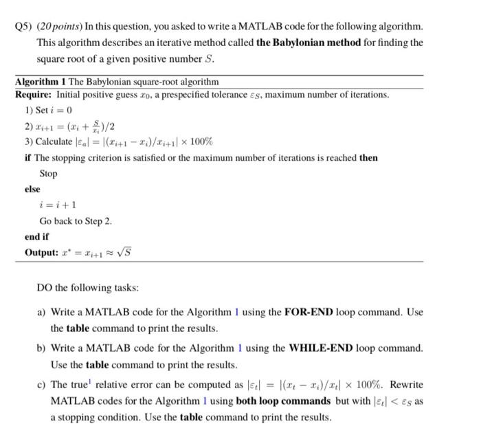 Solved Q5) (20 points) In this question, you asked to write | Chegg.com