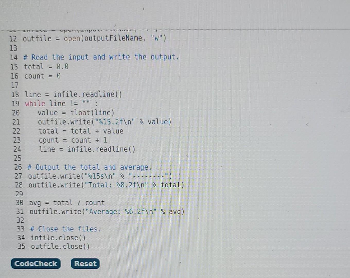 Solved • 5. Modify the total.py program so that it also | Chegg.com