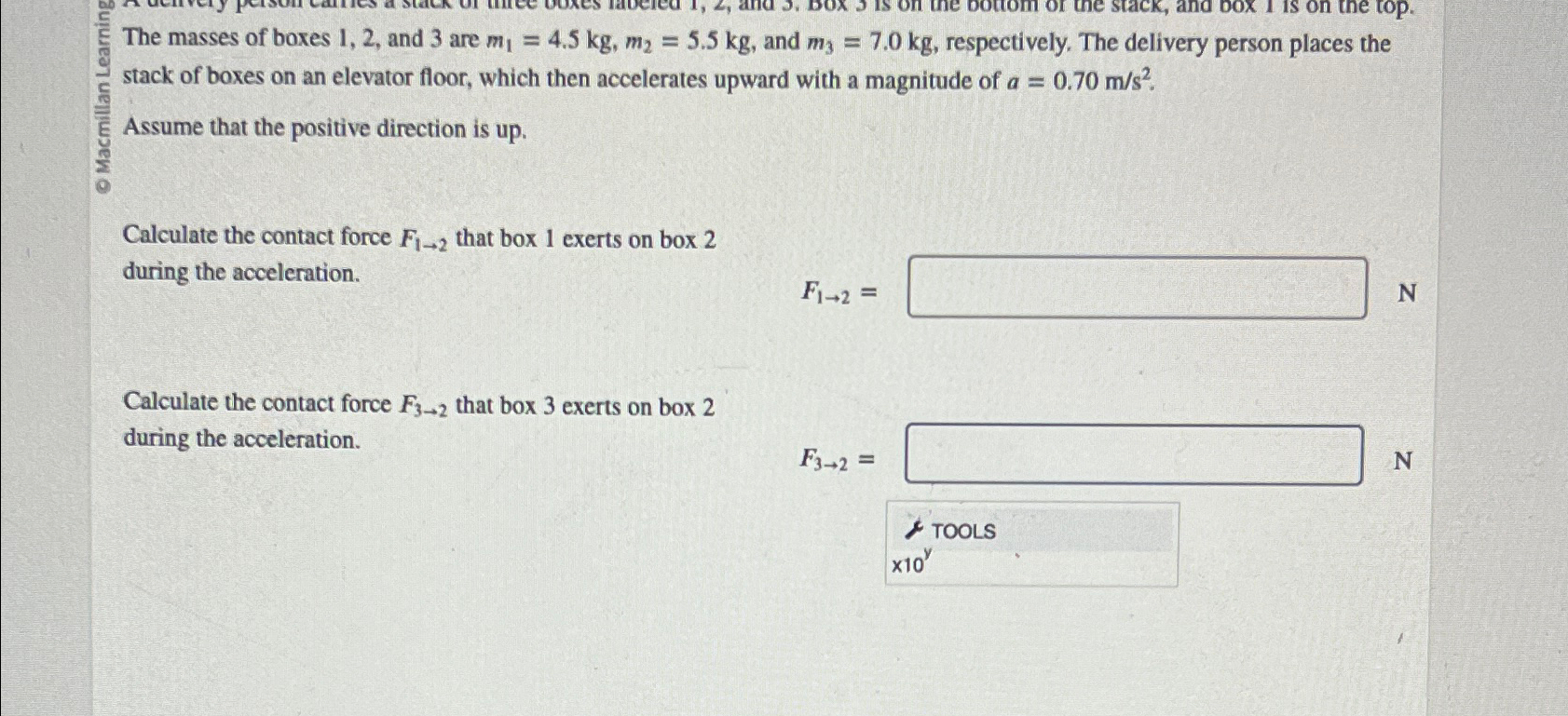 Solved The masses of boxes 1,2 , ﻿and 3 ﻿are | Chegg.com