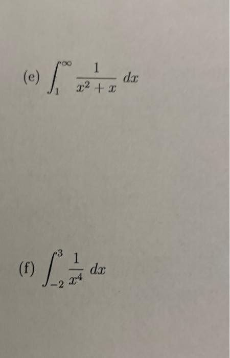 Solved Determine whether each of the following improper | Chegg.com