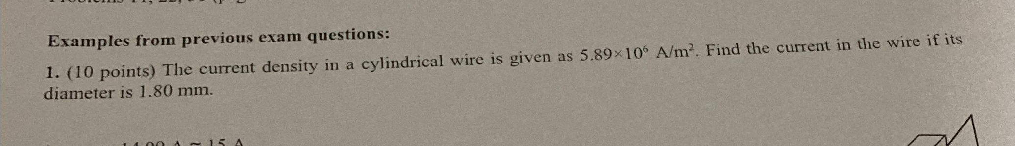 Solved Examples from previous exam questions:(10 ﻿points) | Chegg.com