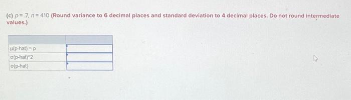 Solved In each of the following cases, find the mean, | Chegg.com