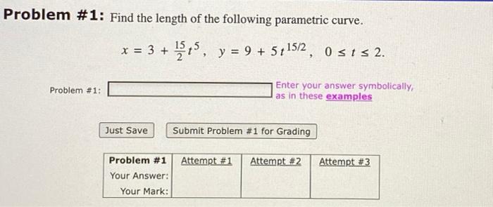 Solved Problem #1: Find the length of the following | Chegg.com