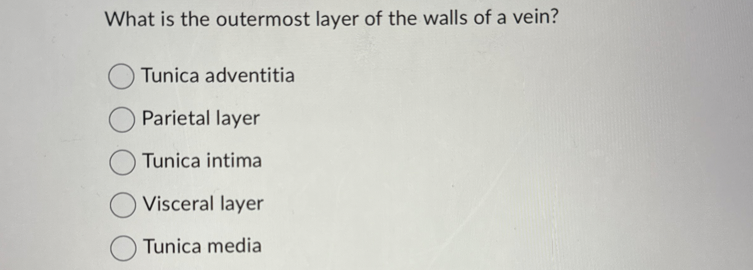 Solved What is the outermost layer of the walls of a | Chegg.com