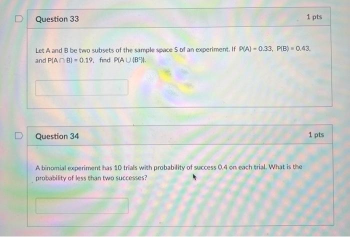 [solved] Help Let A And B Be Two Subsets Of The