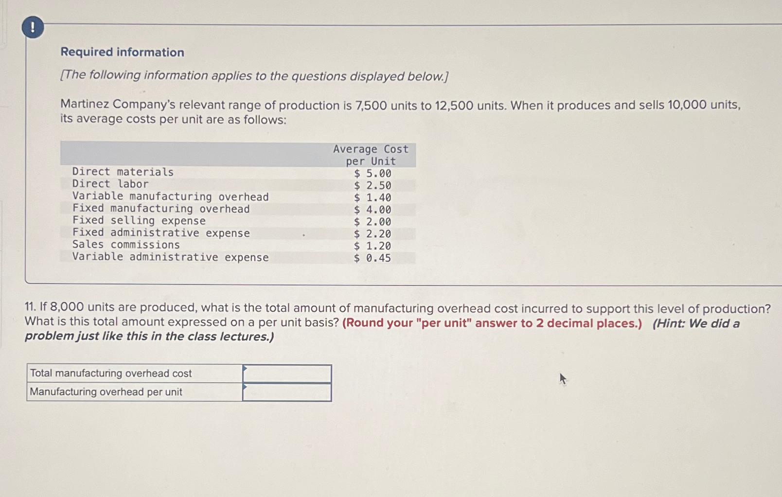 Solved !Required information[The following information | Chegg.com