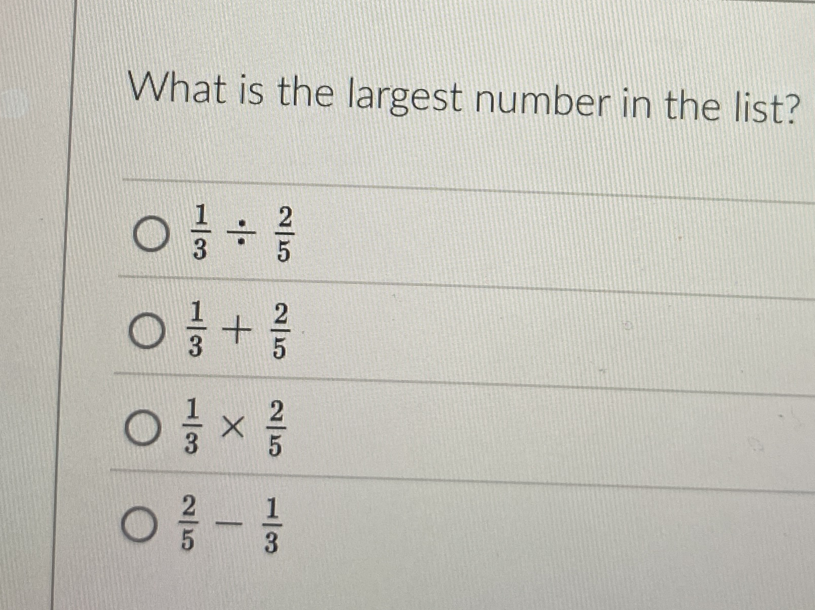 What is the largest number in the | Chegg.com
