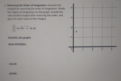 Solved Reversing the Order of Integration. Evaluate the | Chegg.com