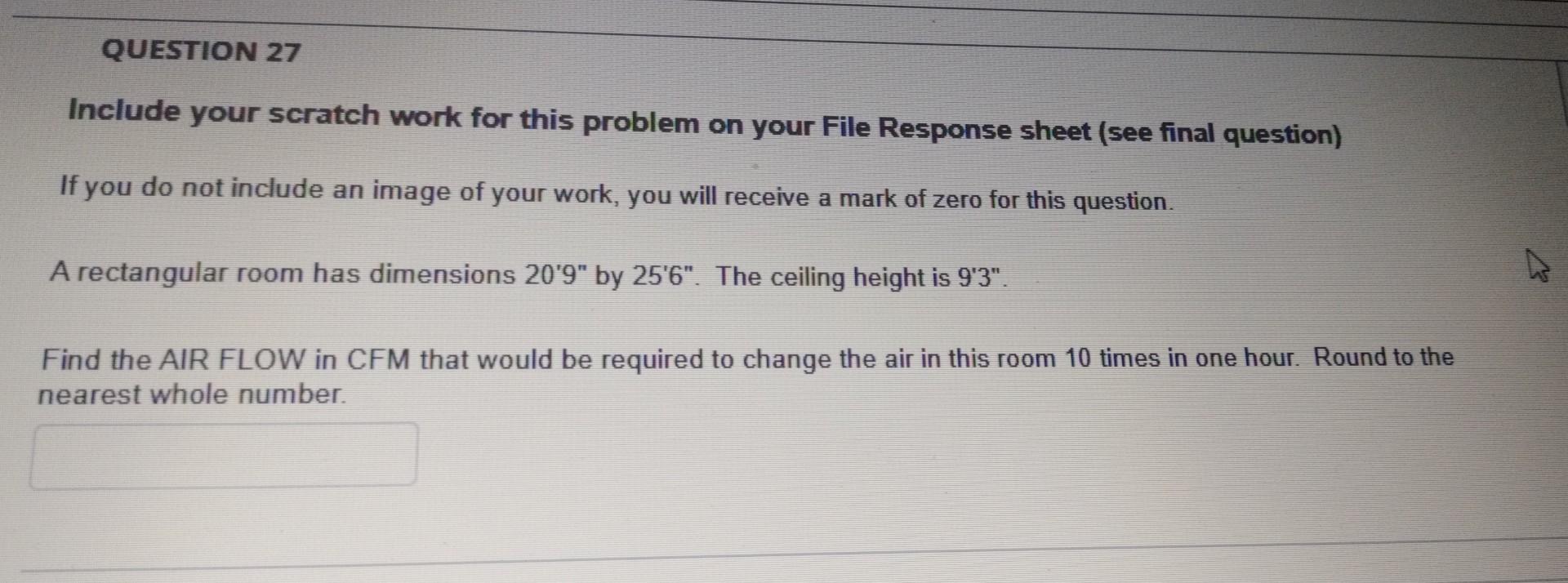 Solved QUESTION 27 Include your scratch work for this | Chegg.com
