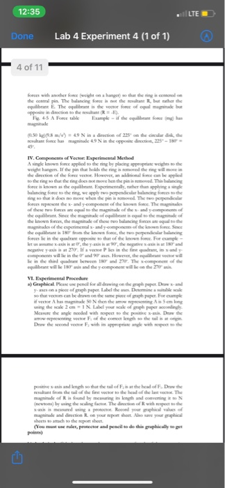 12:35 LTE Done Lab 4 Experiment 4 (1 of 1) Experiment | Chegg.com