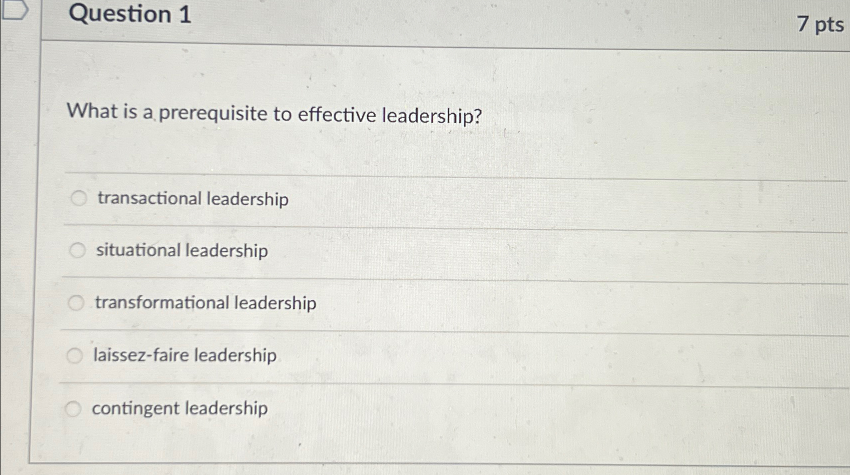 Solved Question 17 ﻿ptsWhat is a prerequisite to effective | Chegg.com