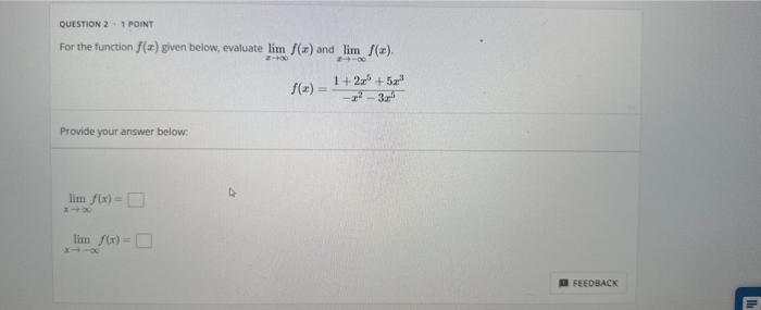 Solved For the function f(x) given below, evaluate | Chegg.com
