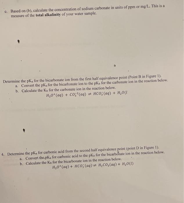 2. Calculate the concentration of Na2CO3 based on the | Chegg.com