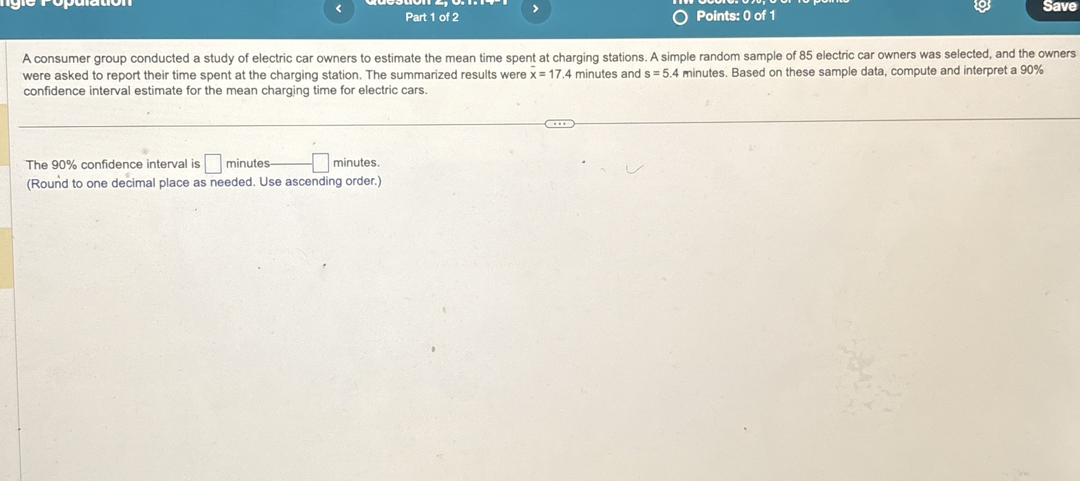 Solved Part 1 ﻿of 2Points: 0 ﻿of 1A consumer group conducted | Chegg.com