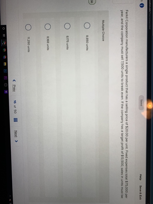 Solved ucation.com/flow/connect.html Saved Help Save & Exit | Chegg.com