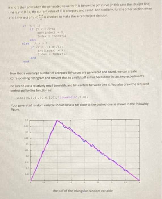 Generate RVs Using Accept/Reject method 1) Use | Chegg.com