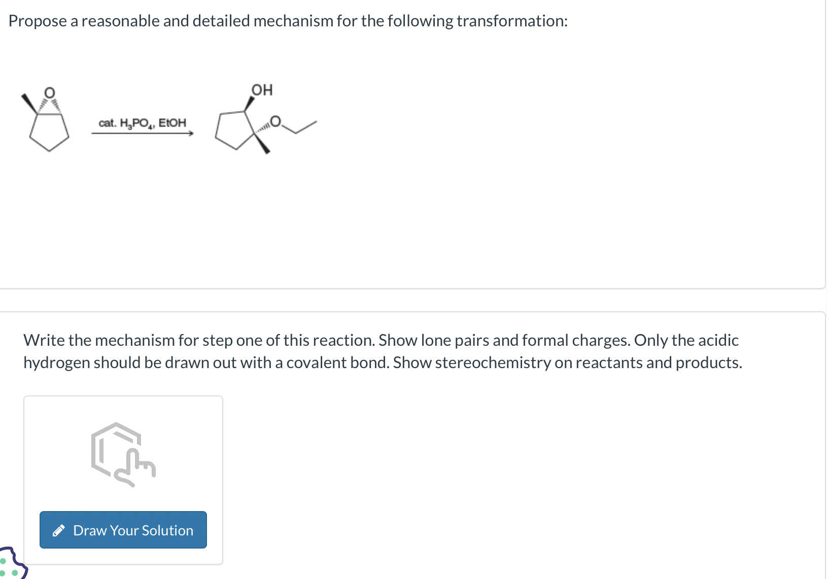Solved Propose a reasonable and detailed mechanism for the | Chegg.com