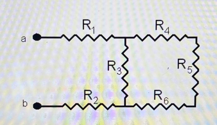Solved (7\%) Problem 7: A circuit made up of 6 resistors is | Chegg.com