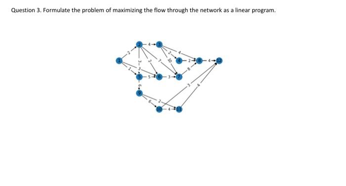 Solved Question 3. Formulate the problem of maximizing the | Chegg.com