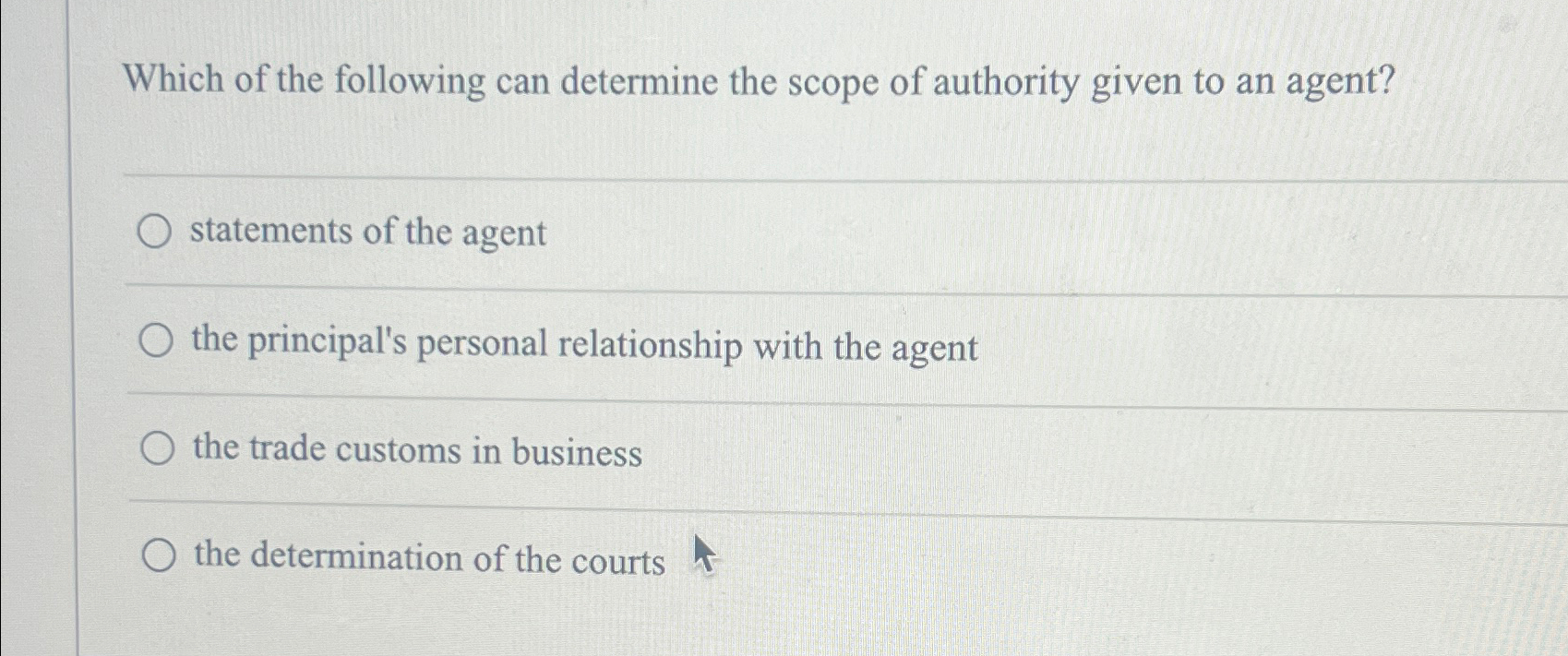 Solved Which of the following can determine the scope of | Chegg.com