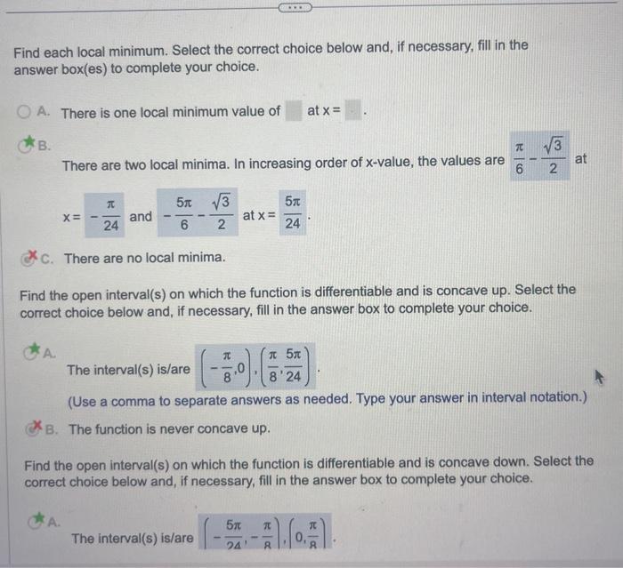 Solved Identify the inflection points and local maxima and | Chegg.com