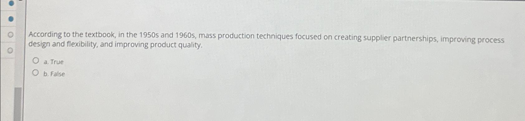 Solved According to the textbook, in the 1950 ﻿s and 1960 | Chegg.com