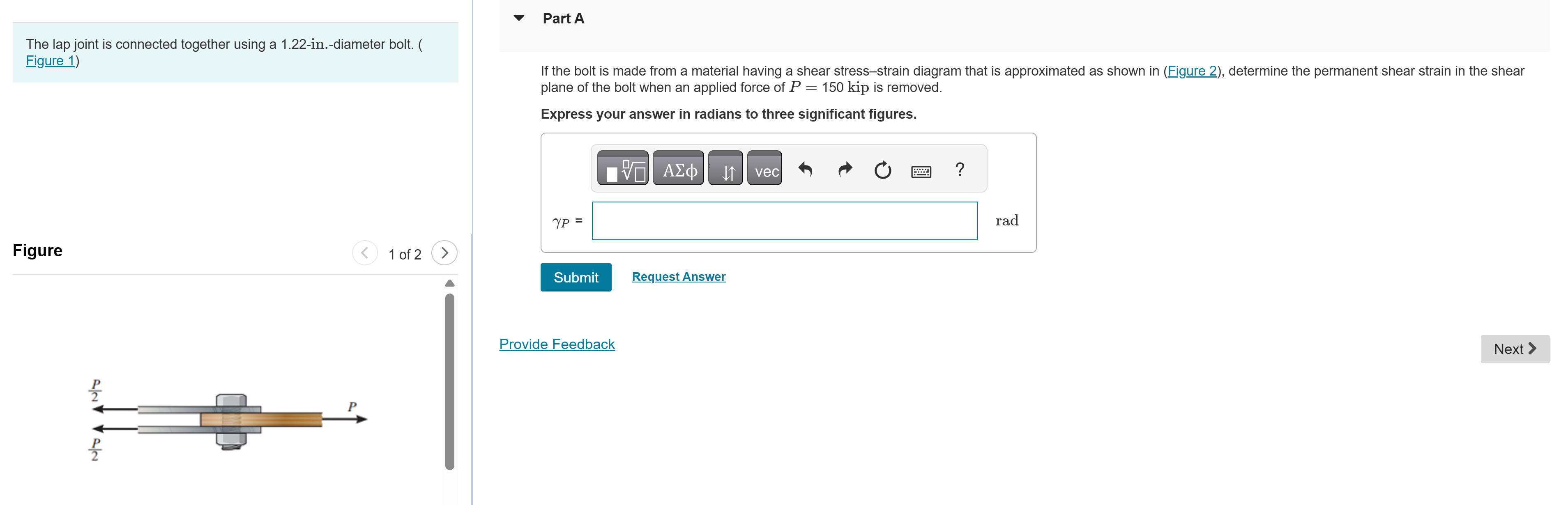 The lap joint is connected together using a | Chegg.com