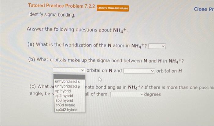 Solved Determine the hybridization of the numbered | Chegg.com