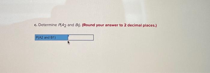Solved Refer to the following table. 5 Second Event B1 B2 | Chegg.com