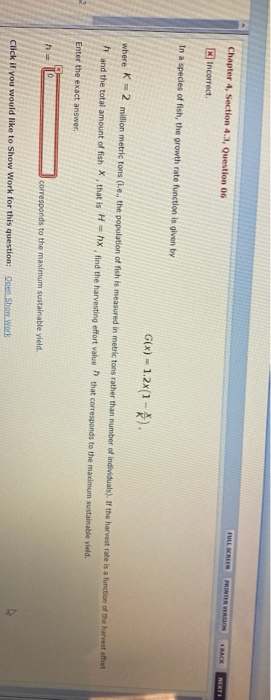 Solved Chapter 4, Section 4.3, Question 01 FULL SCREEN | Chegg.com