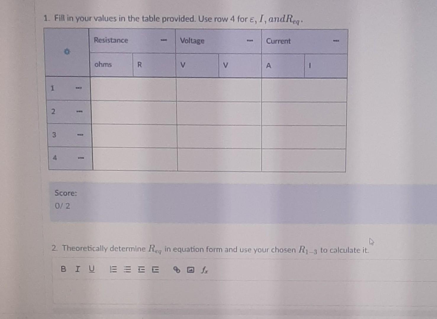 Solved sing the PhET simulation above, construct the circuit | Chegg.com